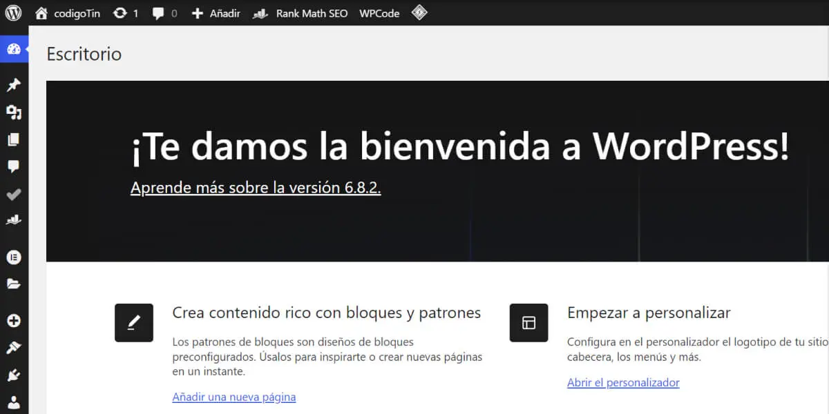 Mantenimiento Web | codigoTin